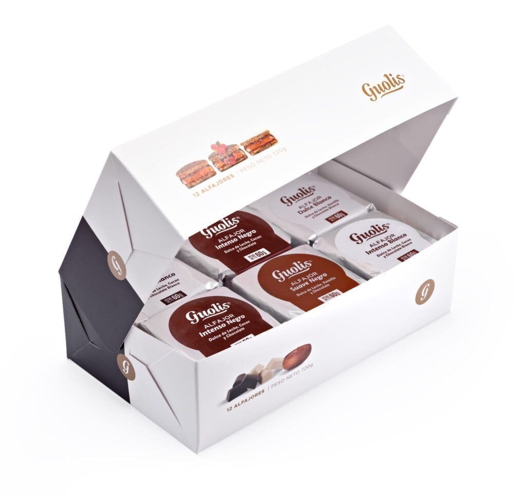 Guolis – Alfajor Mix Dulce de Leche 60gr – 12 Unidades | Argen→Send