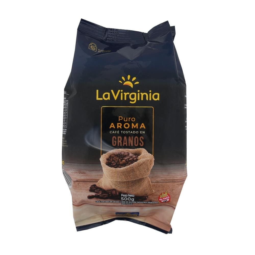 La Virginia – Café en grano Tostado Puro Aroma Paquete 500gr | Argen→Send La Virginia – Café en grano Tostado Puro Aroma Paquete 500gr | Argen→Send